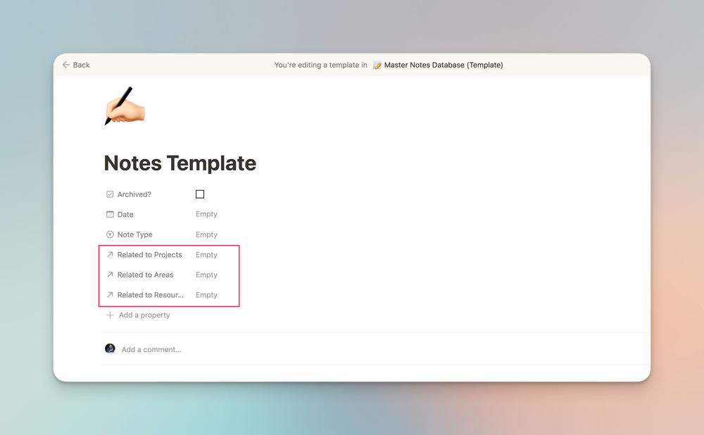 My Simple Notes Management System (for Notion)!
