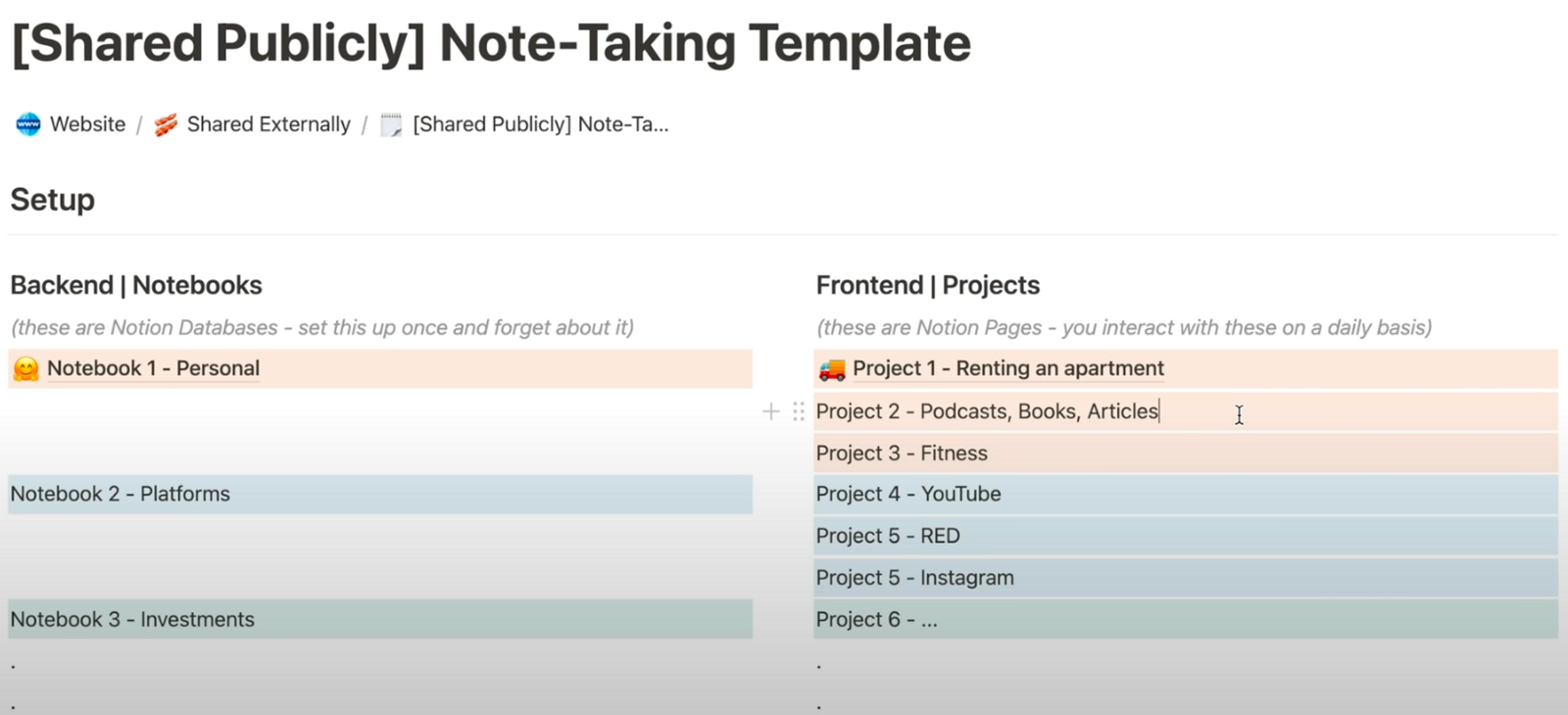 My Note-Taking Template for Notion!