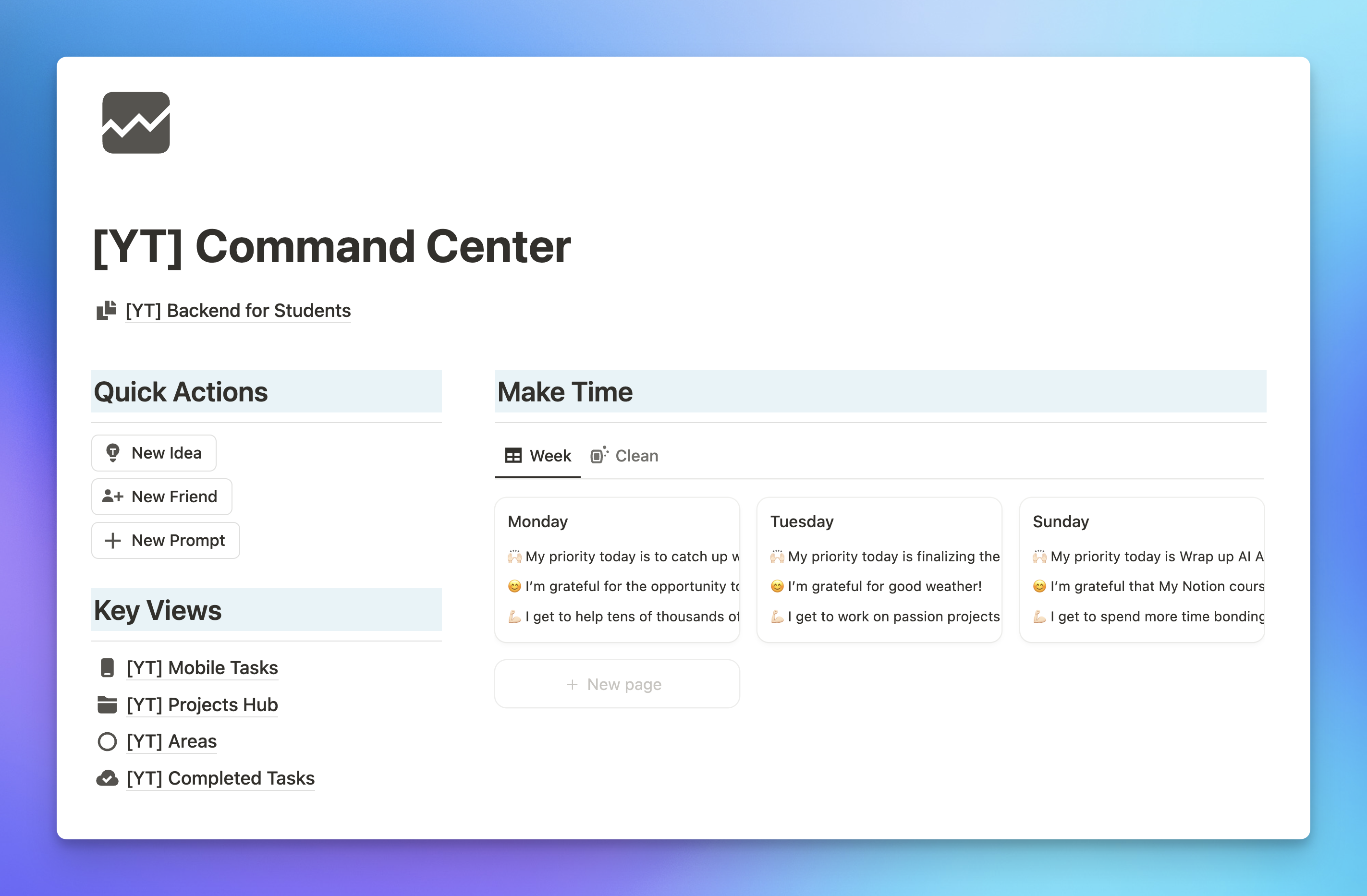 How I Organize My Life: My Notion Command Center